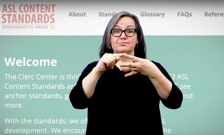 K-12 ASL Content Standards